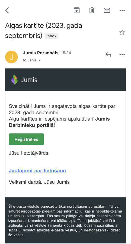 Kā var reģistrēties Jumis My Assistant (darbiniekiem)? – Jumis Pro ...
